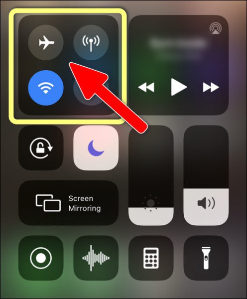 How to Connect iPhone to Wi-Fi from Control Center [iOS 13]